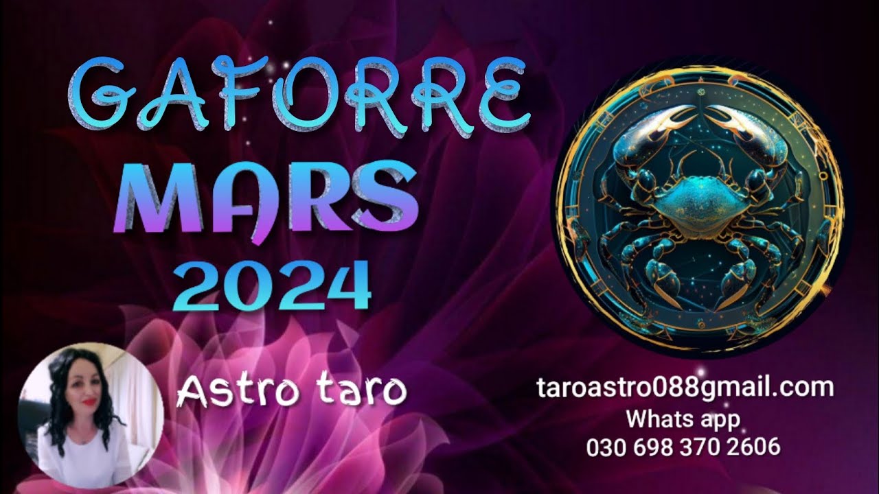 GAFORRE♋️💥10-20 MARS#Merni vendimet e duhura!Fati Ju ndihmon! ️Nje ...