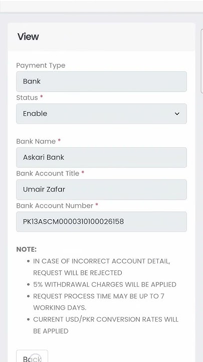 How to edit bank details in Alhayat Portal #alhayat #affiliatemarketing - YouTube