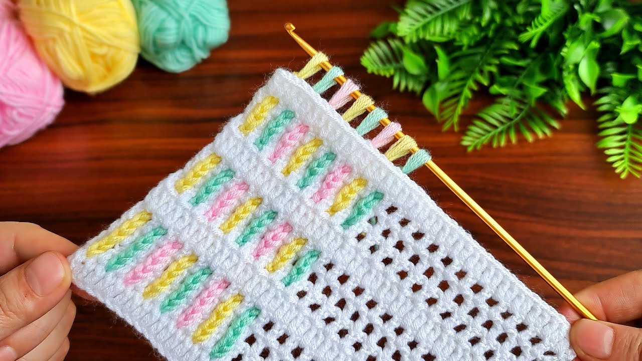 Wow!..😇 Very Easy! Super how to make eye catching crochet / Everyone ...