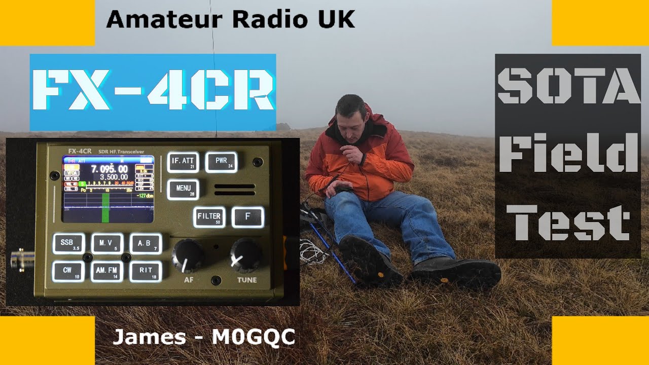 Testing the FX-4CR on a SOTA summit - YouTube