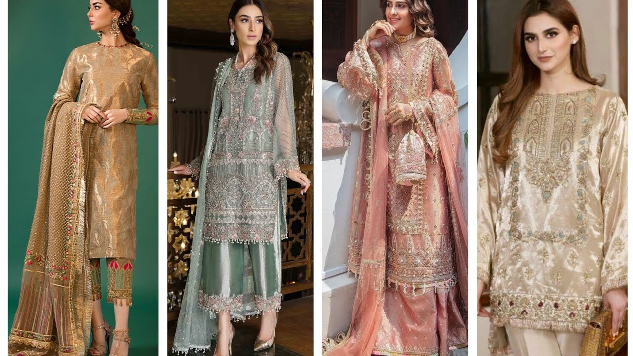 beautiful party wear designer dresses new collection - YouTube