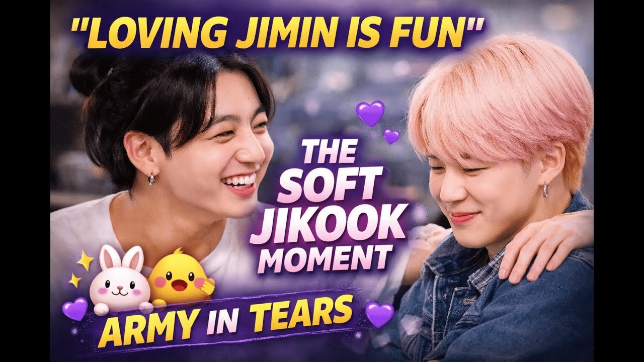 Loving Jimin Is Fun’ — The Soft Jikook Moment That Made ARMY Emotional ...