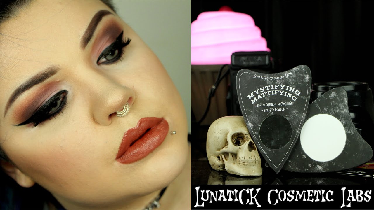 Lunatick Cosmetic Labs Haul + Make Up Tutorial using them! - YouTube