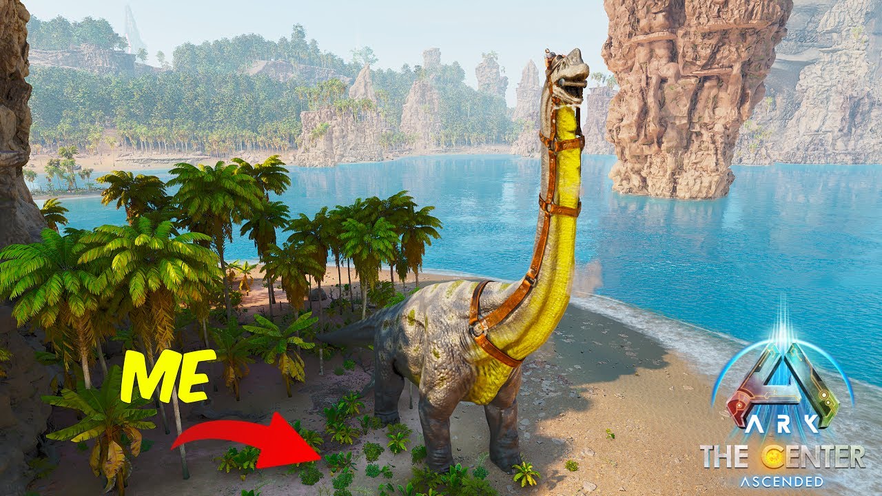 Taming the Giant Brachiosaurus Ark Survival Ascended PS5 - Part 41 ...