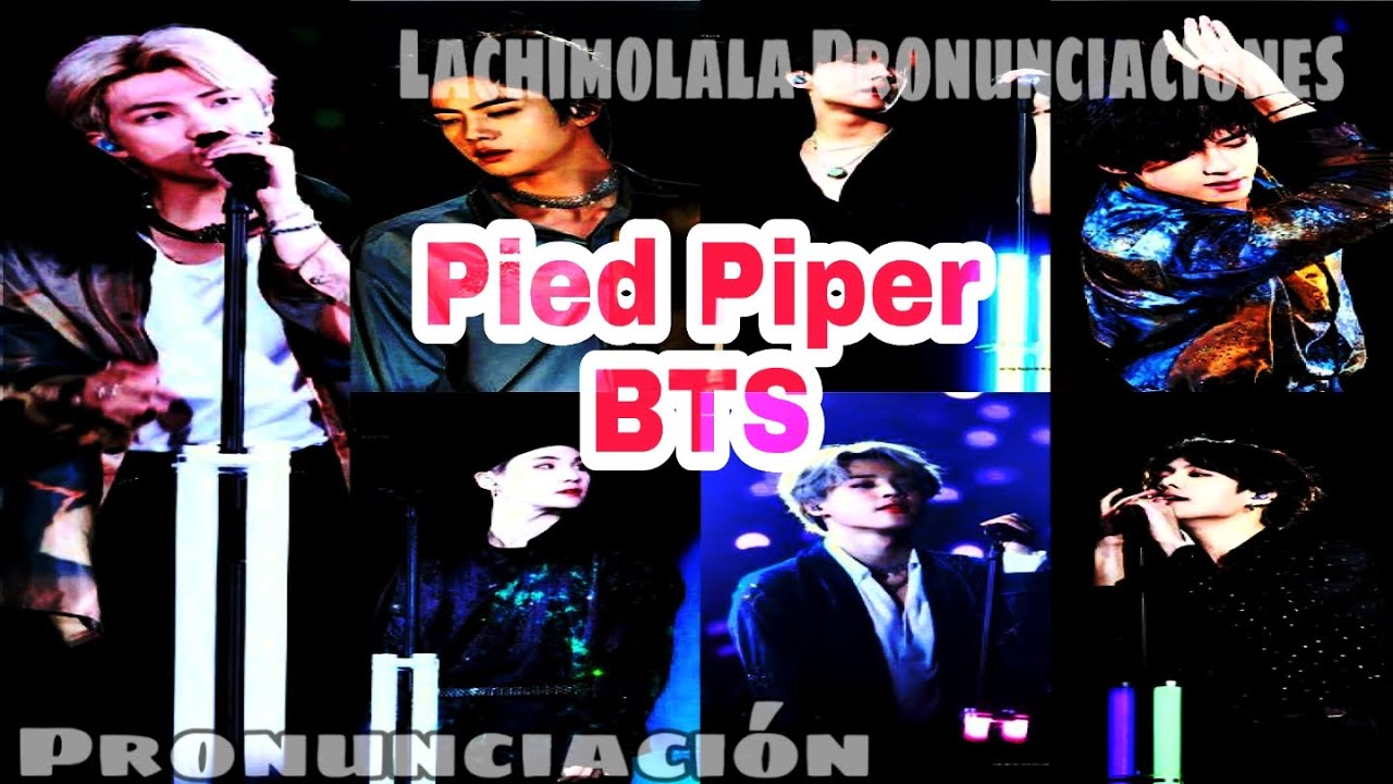 PIED PIPER - BTS (PRONUNCIACIÓN FÁCIL/LETRA FÁCIL ) - YouTube