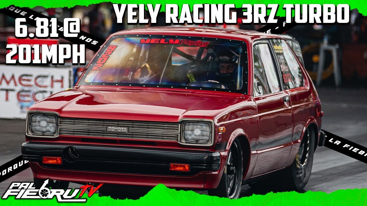 YELY RACING 3RZ TACOMA TURBO 6.81 @201MPH NEW RECORD PERSONAL SALINAS ...