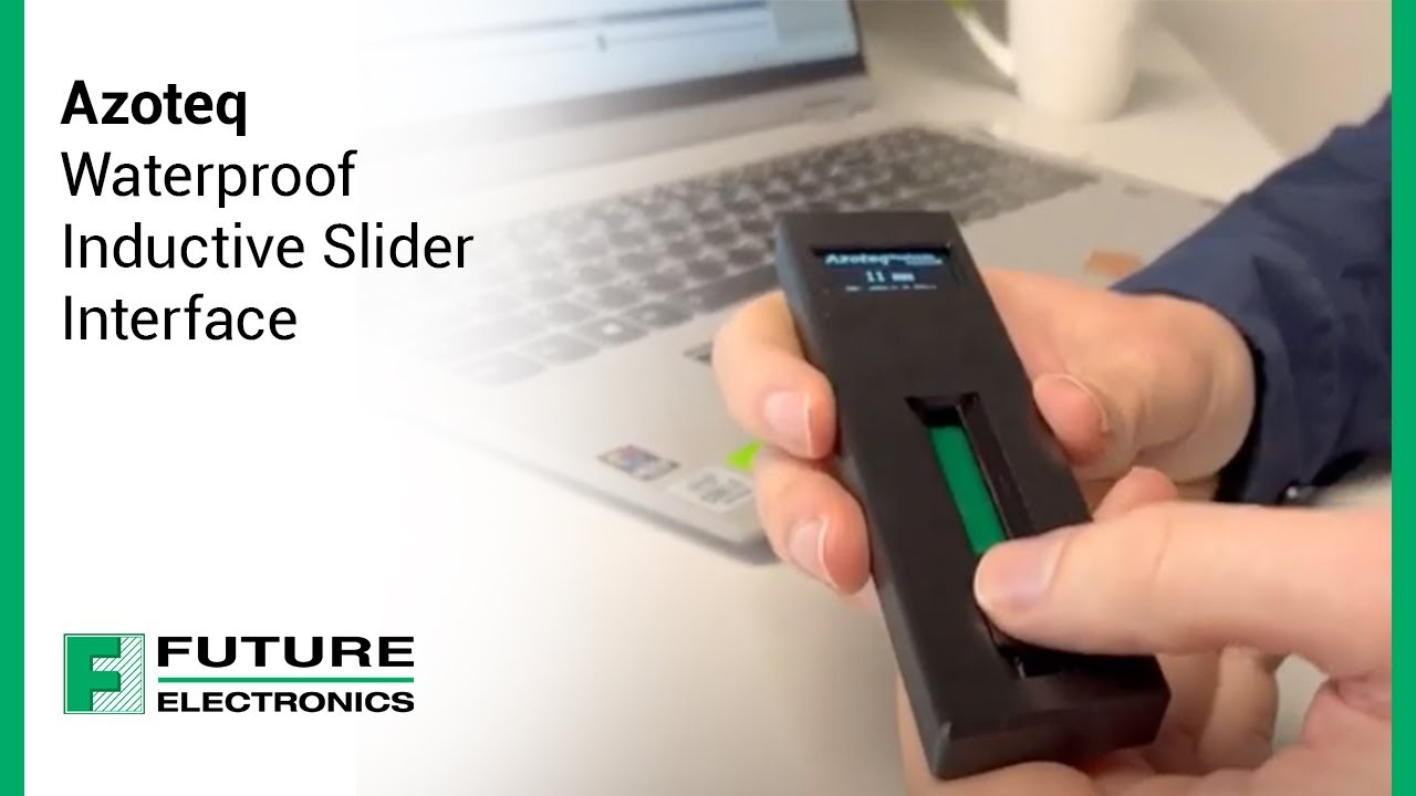 Azoteq Waterproof Inductive Slider Interface - YouTube