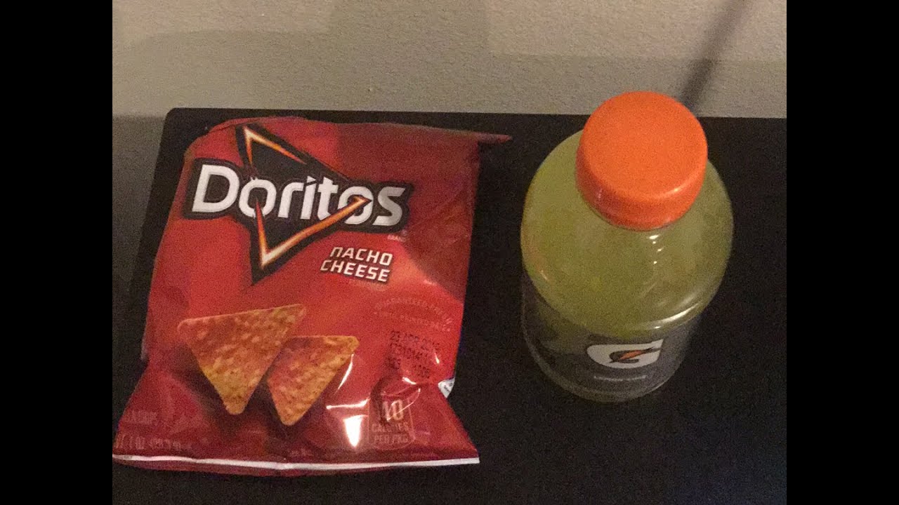 Gatorade and Nacho Cheese Dorito’s Mukbang - YouTube