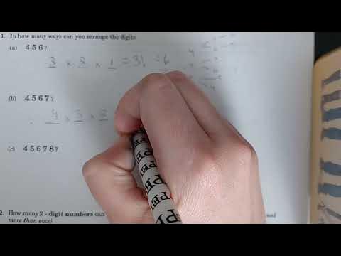 MDM4U Permutations of Distinct Objects Part 1 - YouTube