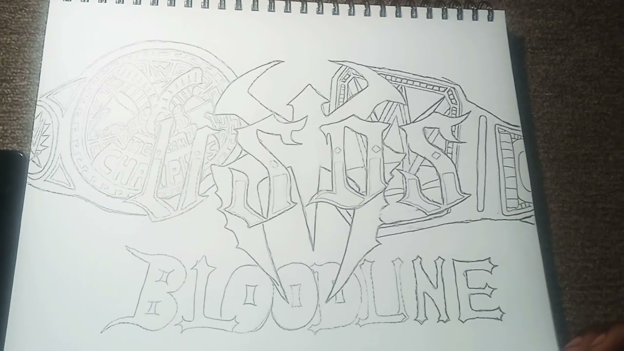 How To Draw Wwe The Usos