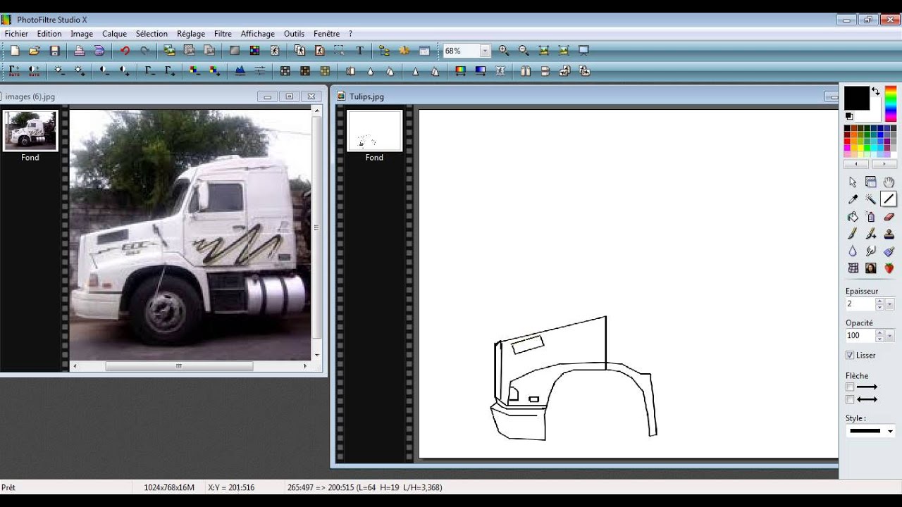 Desenhando volvo nl 12360 - YouTube