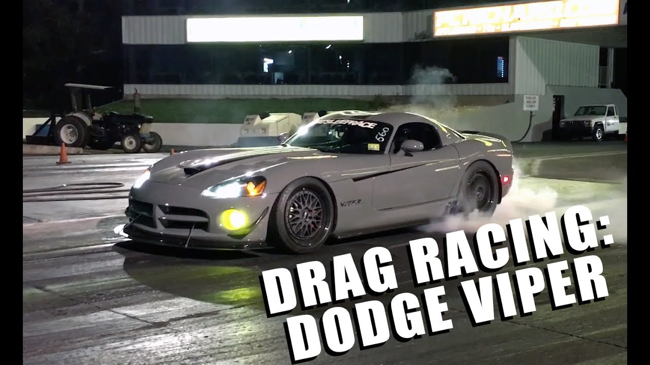 Drag Racing: 2009 Gen 4 Dodge Viper VOIX - YouTube