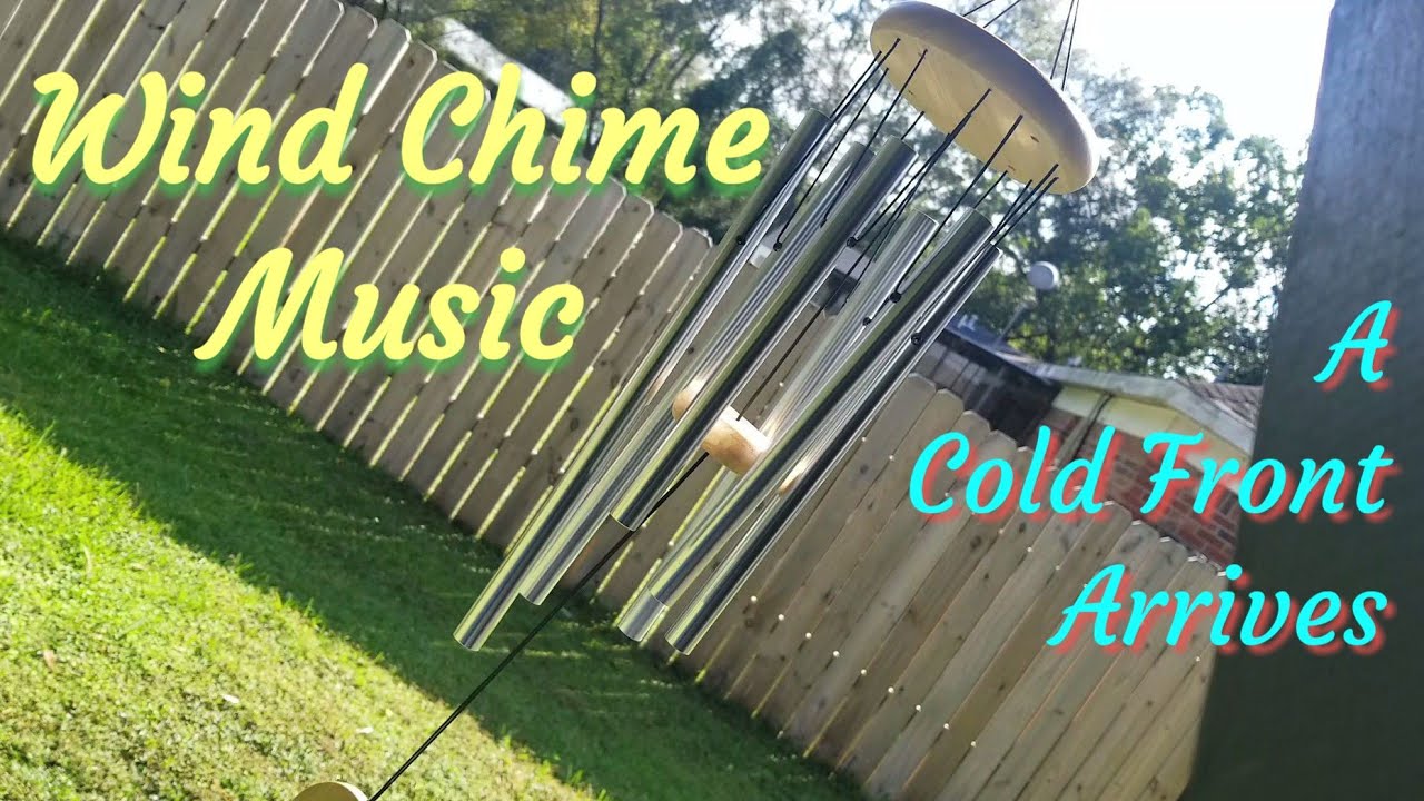 Wind Chime Music New Chimes On A Windy Passing Cool Front - YouTube