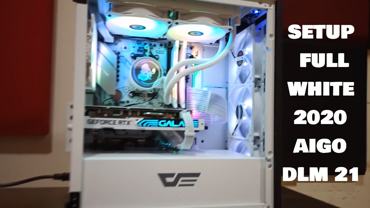 MONTAGEM SETUP FULL WHITE AIGO DARKFLASH DLM 21+B550 COLORFUL 2020 - YouTube