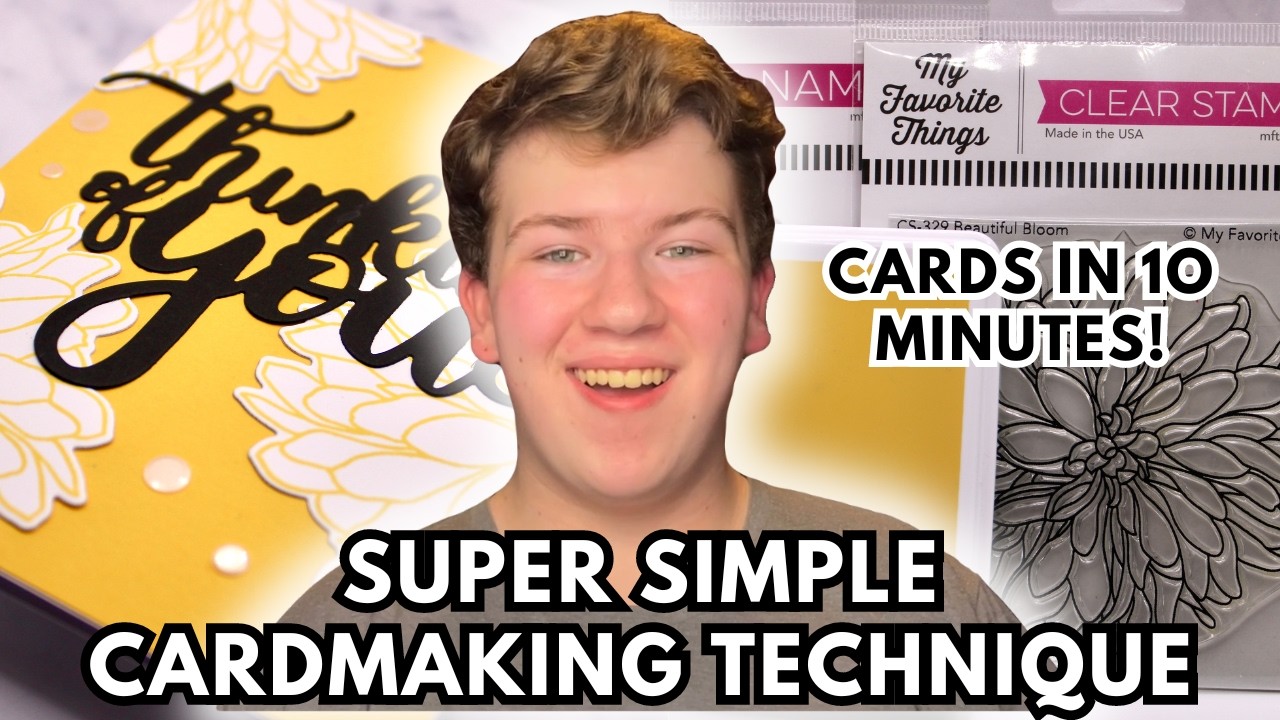 A SIMPLE Cardmaking TECHNIQUE for a STUNNING Card! - YouTube