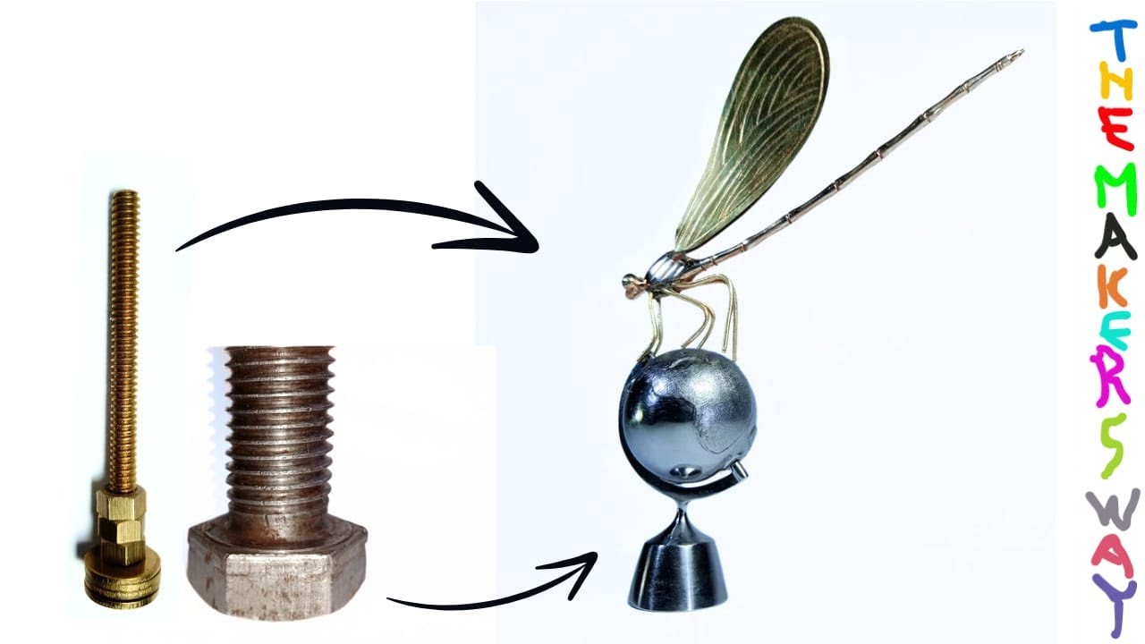 nut &bolt turn into a beautiful sculpture ''the heirs of the earth ...