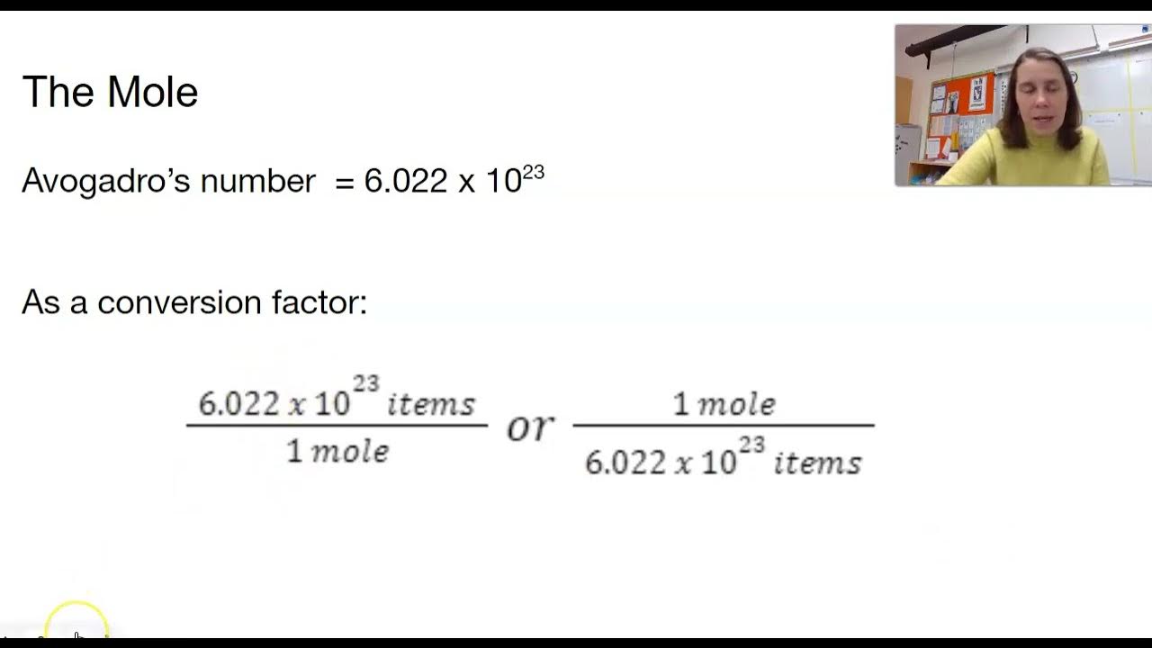 The Mole and Avogadro's Number - YouTube