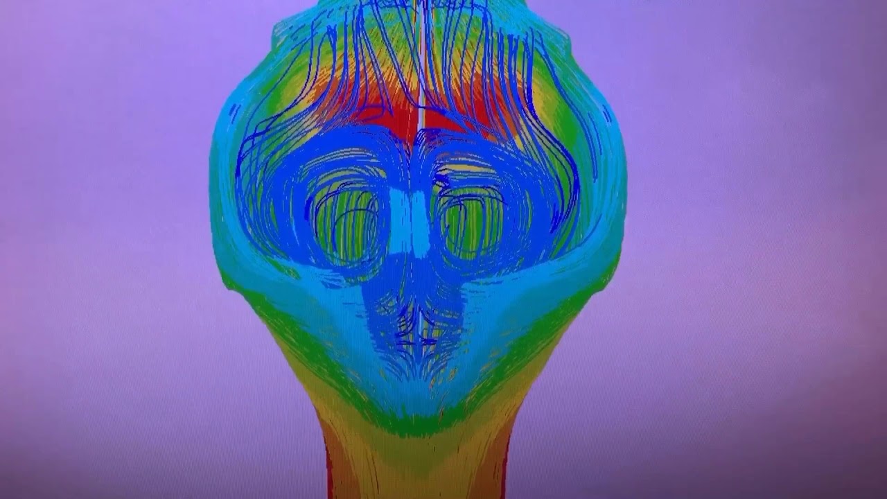 CFD simulation shows unexpected result with an ALIEN 👽 face! - YouTube