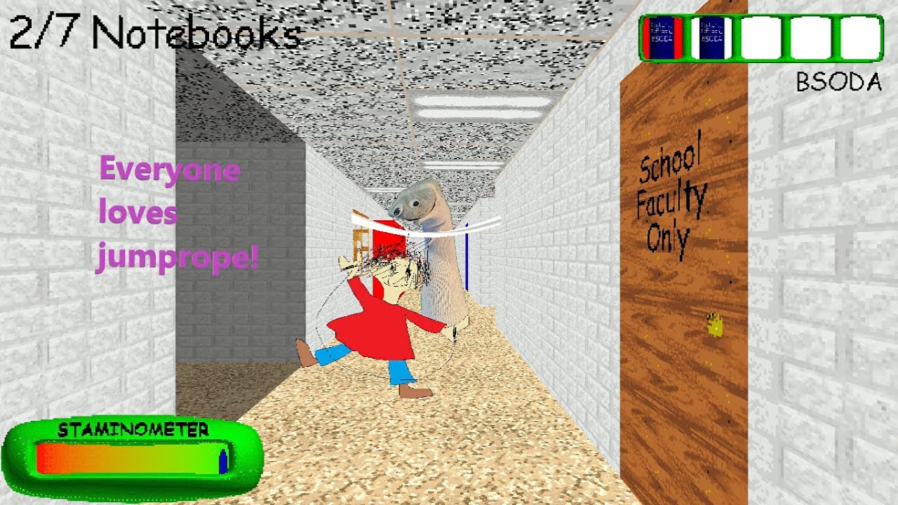 Everyone loves jumprope! (baldi's basics mod) - YouTube