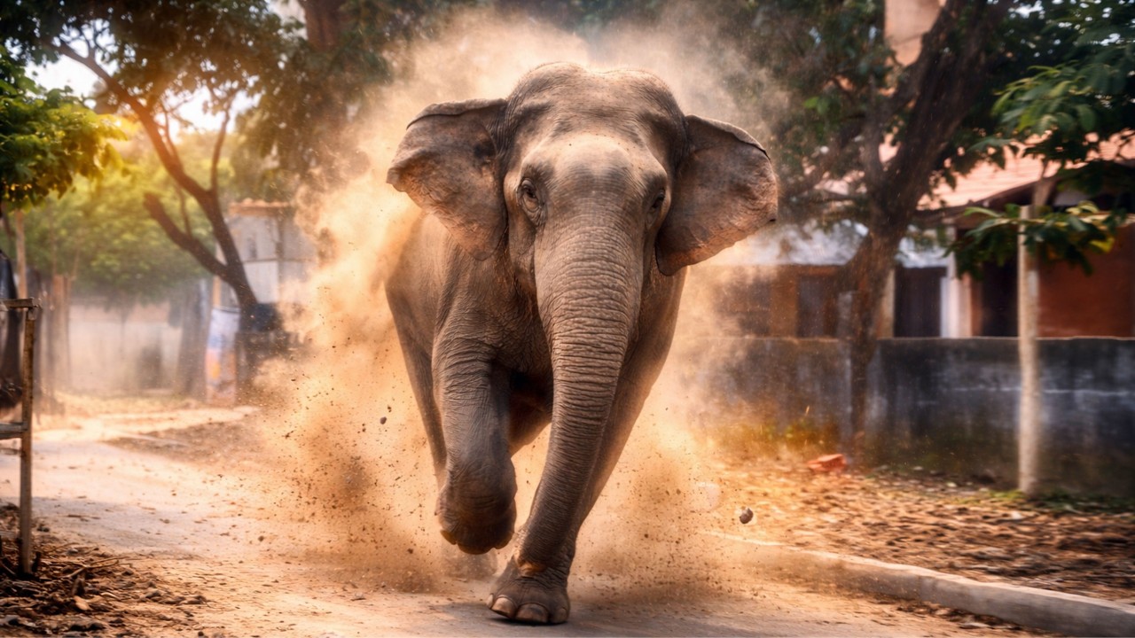 Super Scary Elephant Encounters Caught FACE TO FACE - YouTube
