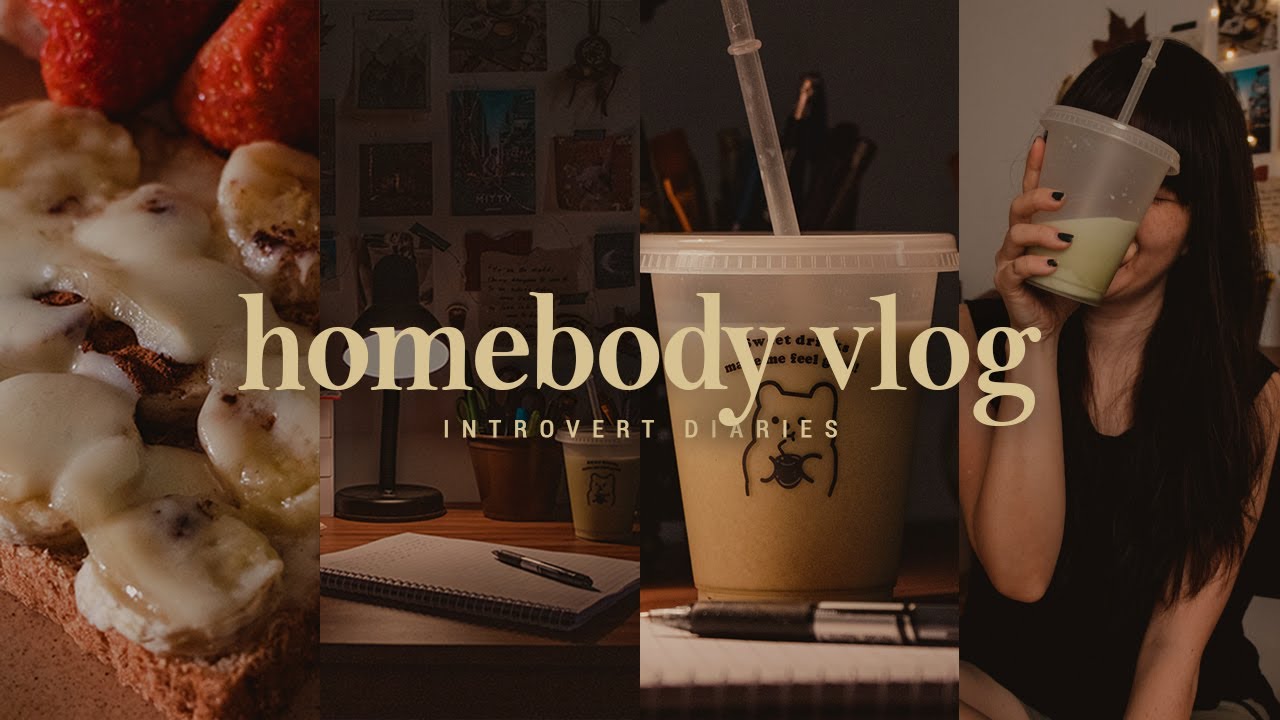 a calm homebody vlog pinterest toast & a little room makeover - YouTube