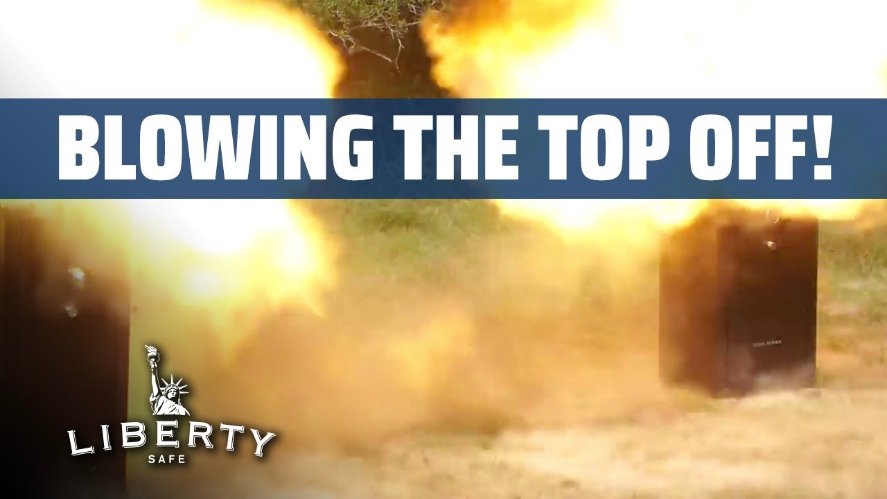 Blowing the Top Off Gun Safes - High Road Hunting Detonates Explosives ...