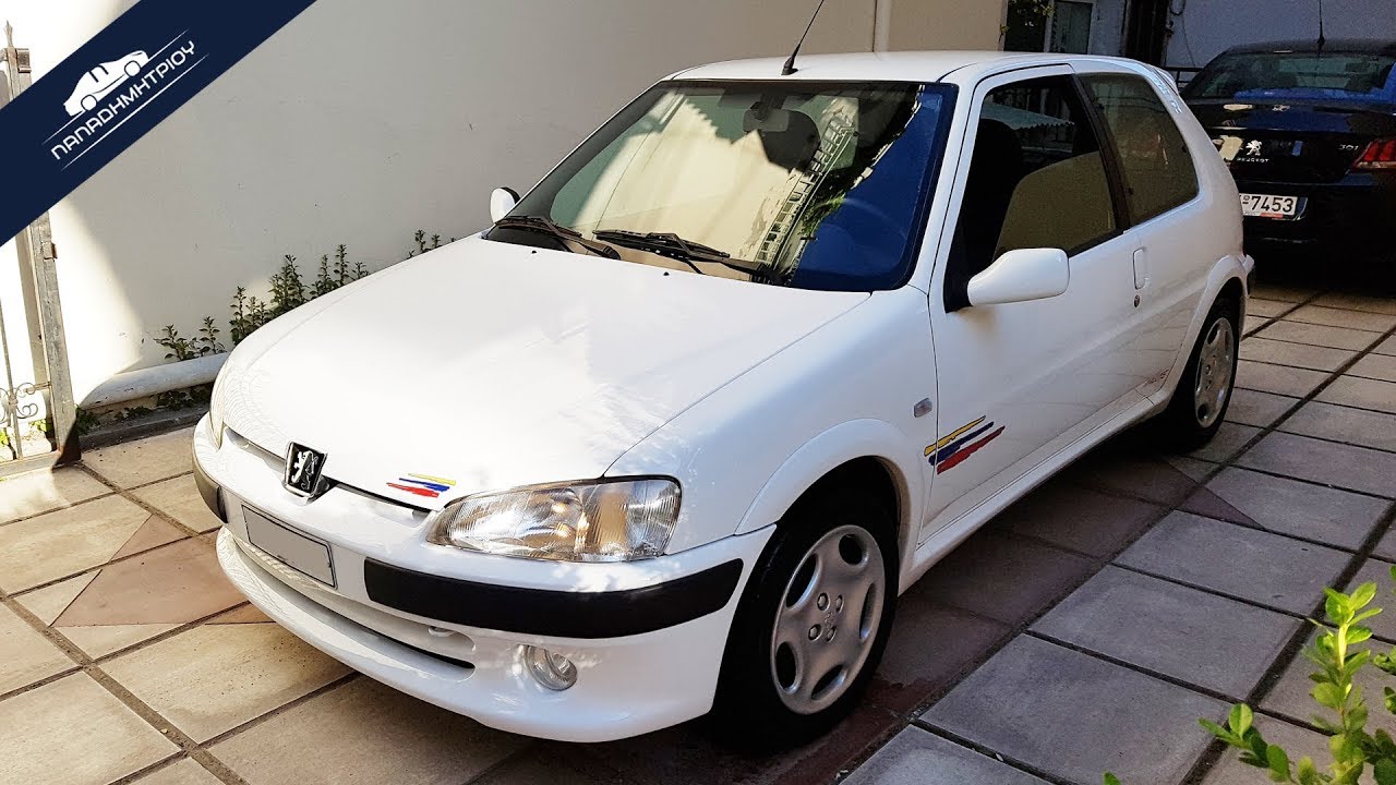 Peugeot 106 Rallye '01 presentation & drive - YouTube