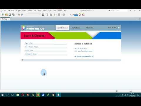 Cara Install Apache Netbeans versi 20 dan membuat program java pertama kali - YouTube