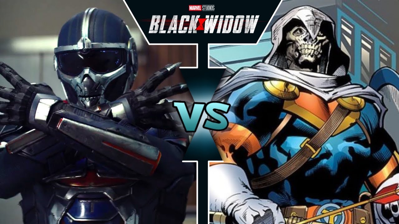 Black Widow Movie: Taskmaster(Film) VS Taskmaster(Comics) - YouTube