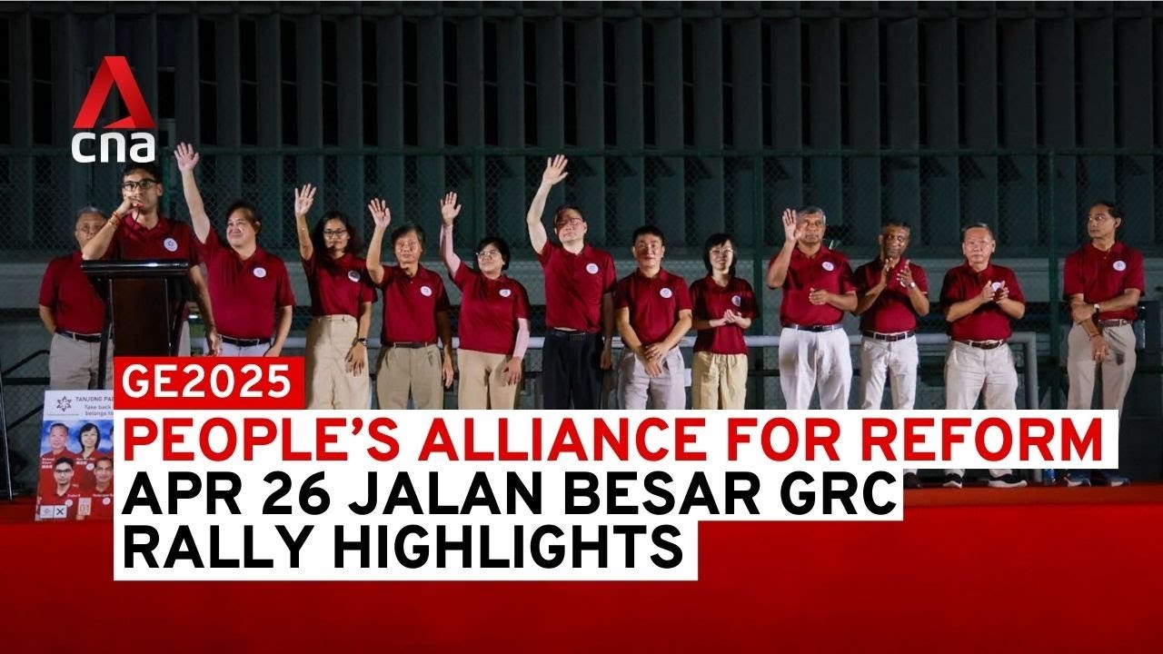 GE2025: People's Alliance for Reform rally for Jalan Besar GRC on Apr ...