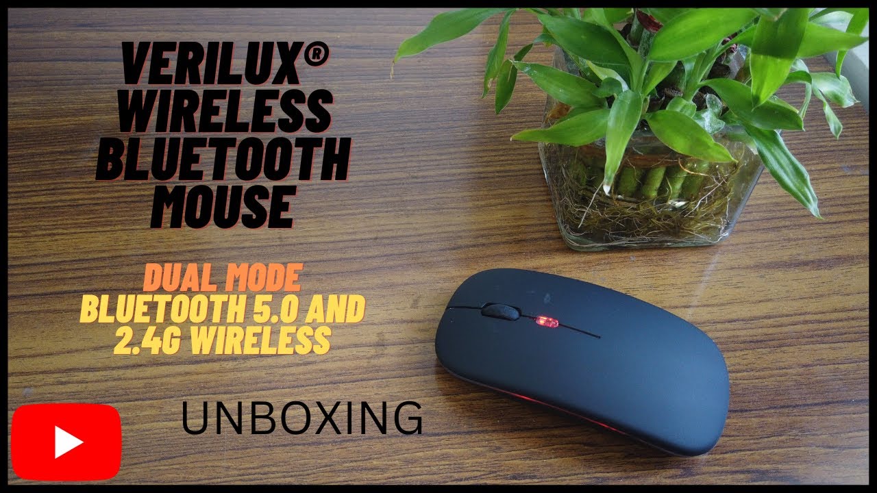 Verilux Wireless Rechargeable Mouse | Best Wireless Mouse for Laptop ...