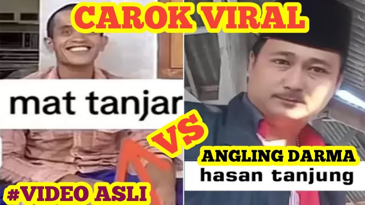 VIRAL CAROK MAT HASAN VS MAT TANJAR || INI PESAN ANGLINGDARMA - YouTube