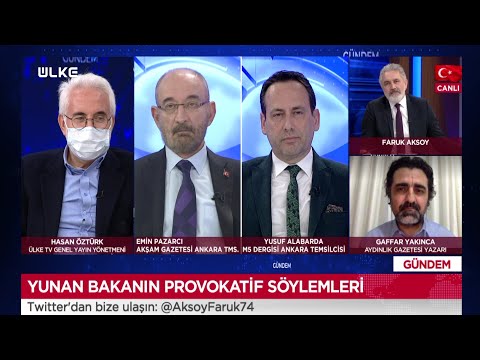 Gündem - Hasan Öztürk |  Emin Pazarcı | Yusuf Alabarda | Gaffar Yakınca | 15 Nisan 2021