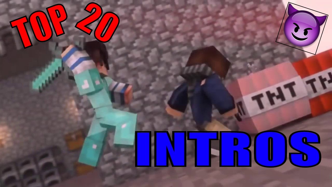 Las Mejores Intros de Minecraft 2017 // top 20 mejores intros de ...