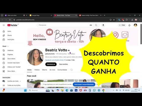 Beatriz Votto, ganha quanto, USD 1.534,21 Dolares