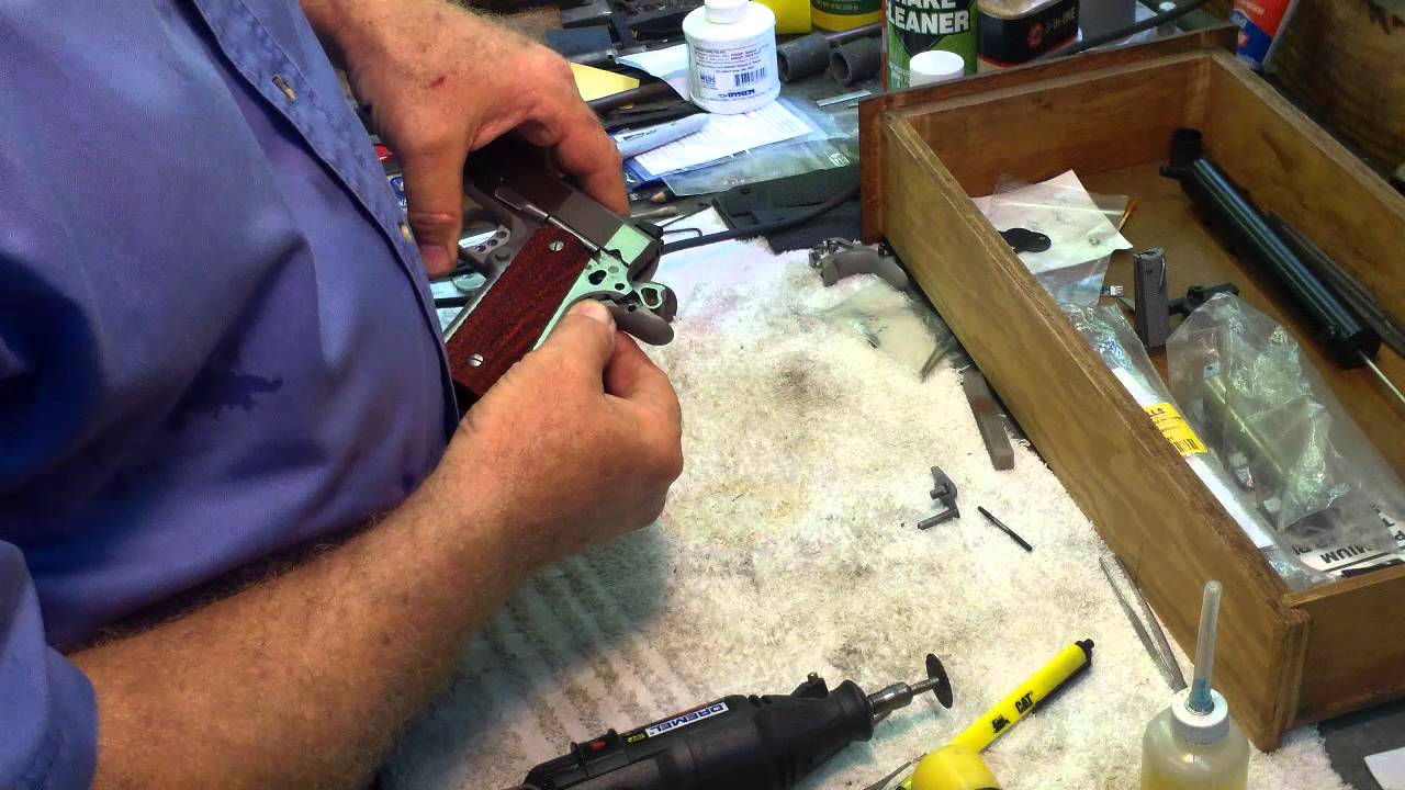 Modify Your 1911 Grip Safety YouTube Modify Your 1911 Grip Safety YouTube