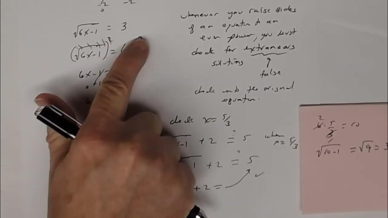 Solving Square Root Equations With And Without Extraneous Solutions solving-square-root-equations-with-and-without-extraneous-solutions