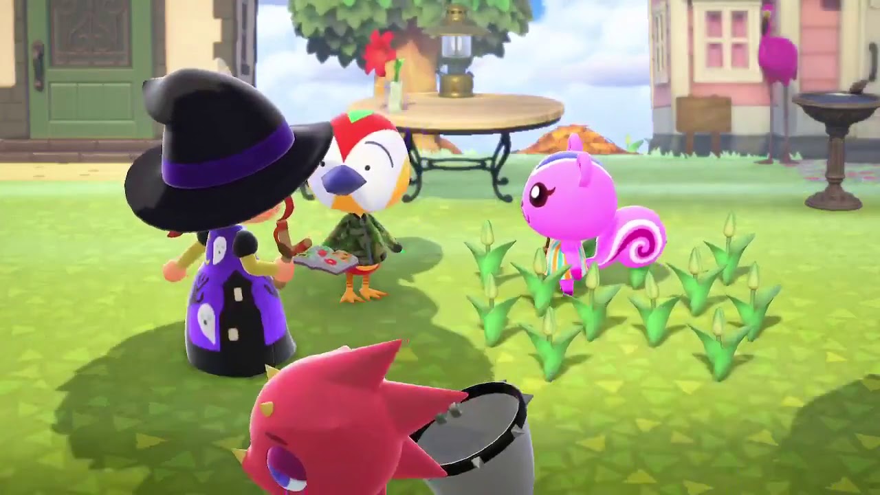 Animal Crossing: New Horizons - Jacob and Peanut talking snacks - YouTube