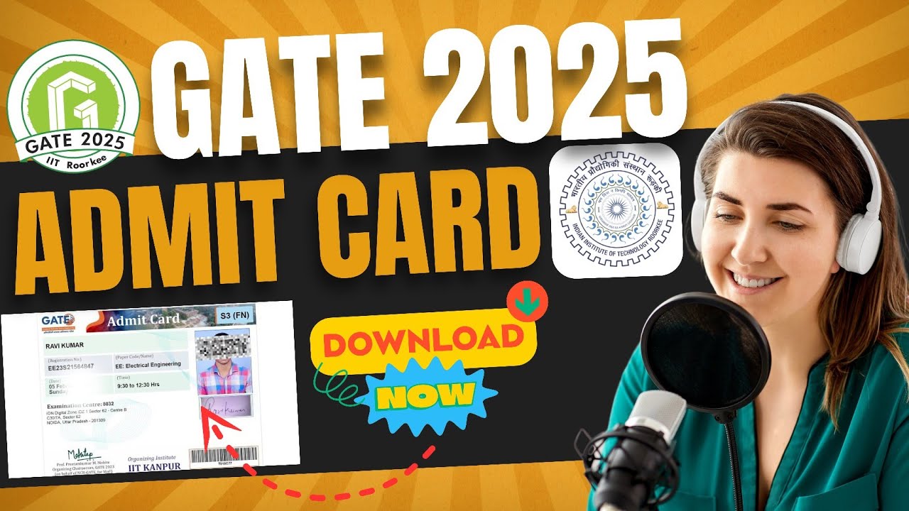 gate admit card 2025 | how to download gate admit card 2025 | mahir ...