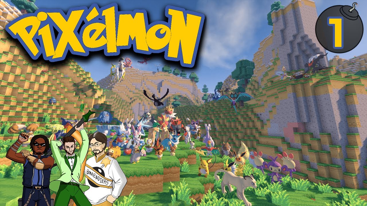 Poké Sunday - Let's Play Pixelmon - PART 1 | The Bombadiers - YouTube
