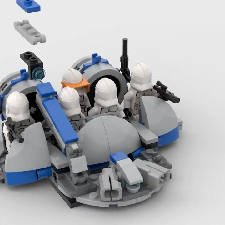 LEGO Star Wars 332nd Division Patrol Speeder - Alternate Build of 2 x ...