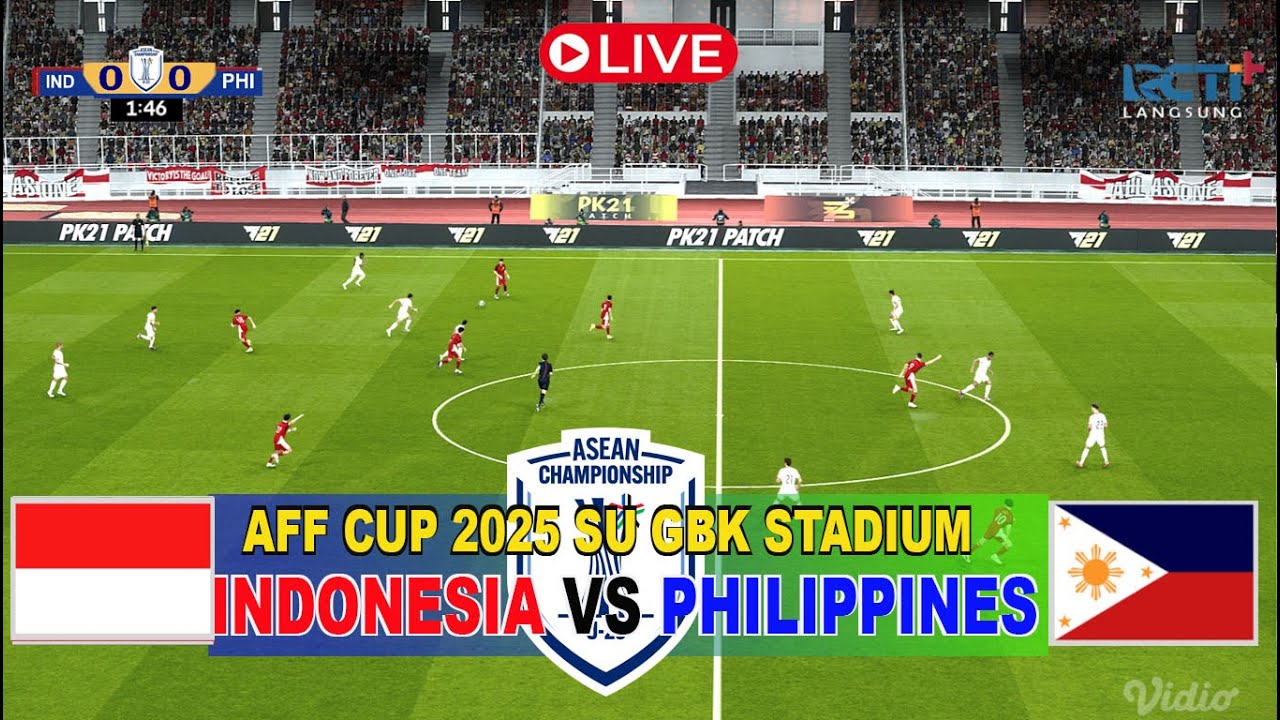 [LIVE] INDONESIA VS PHILIPPINES U23 AFF CUP 2025 SUGBK STADIUM SIMULASI GAME #part23 - YouTube