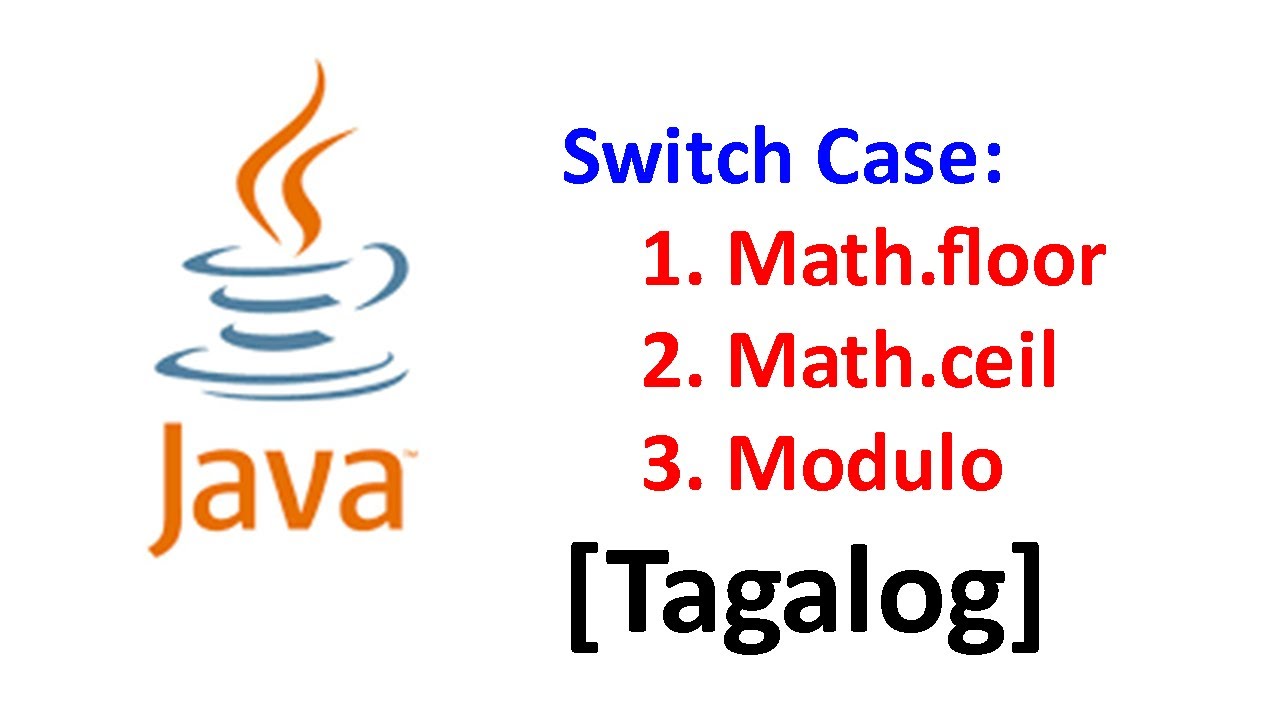 Switch case in Java: (program that will get the floor, ceiling or ...