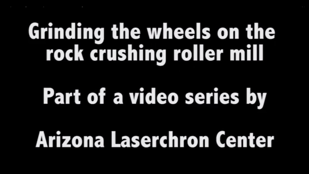 Minsep - Grinding wheels on pulverizer to make round again - YouTube