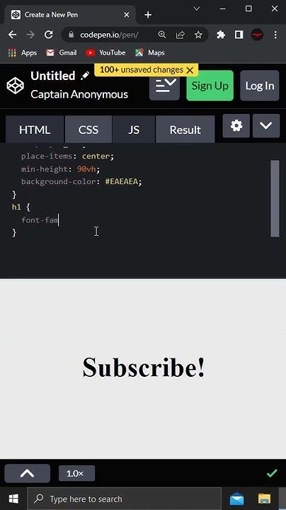 Create a Banner Text with HTML and CSS in less than one minute #shorts - YouTube