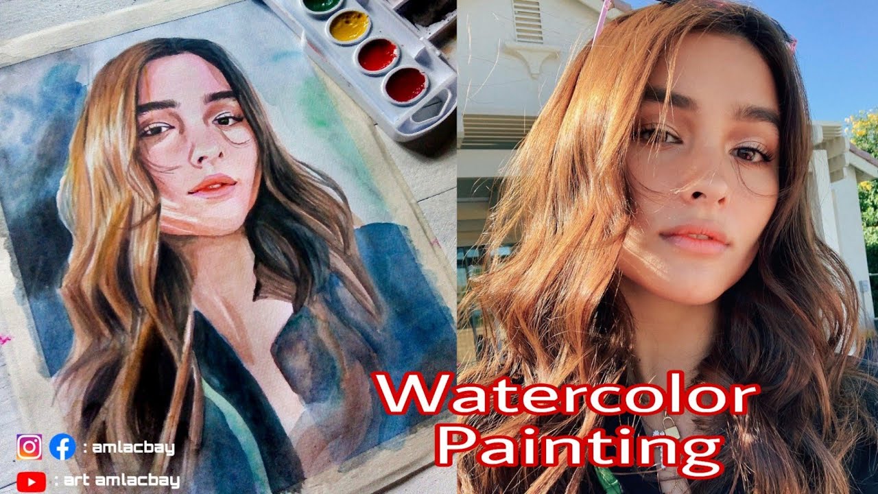 Watercolor Painting Timelapse | Hope Lize Soberano | Prang on Canson ...