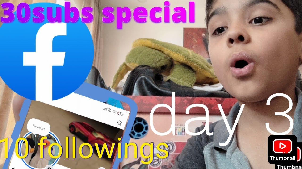 Facebook challenge day 3 of 💯 and 30 subs special - YouTube