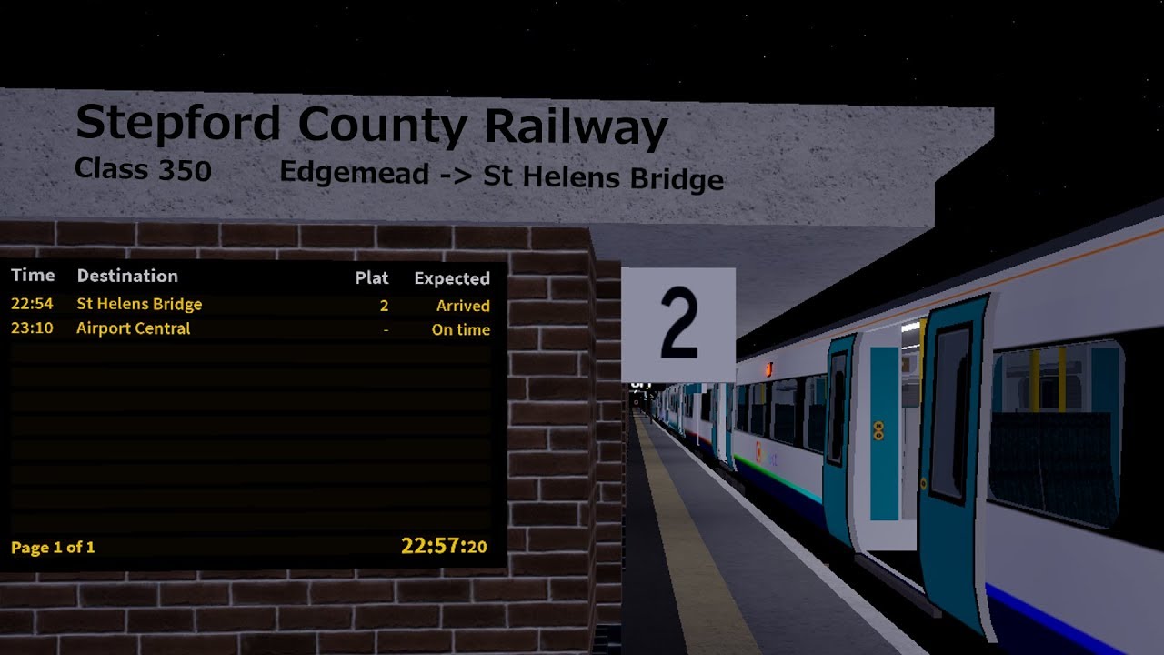 SCR - Class 350 - Edgemead to St Helens Bridge - Connect - YouTube