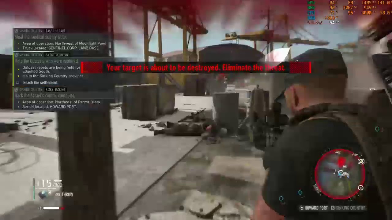 I3 9100f vega 64 FPS test 1440p ghost recon breakpoint 2020 gameplay ...
