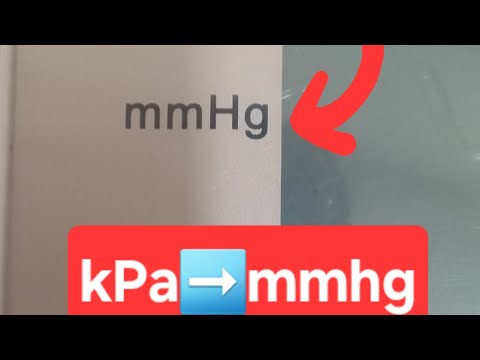 how to convert kPa to mmhg in digital b.p. instrument #kPa_to_mmhg - YouTube